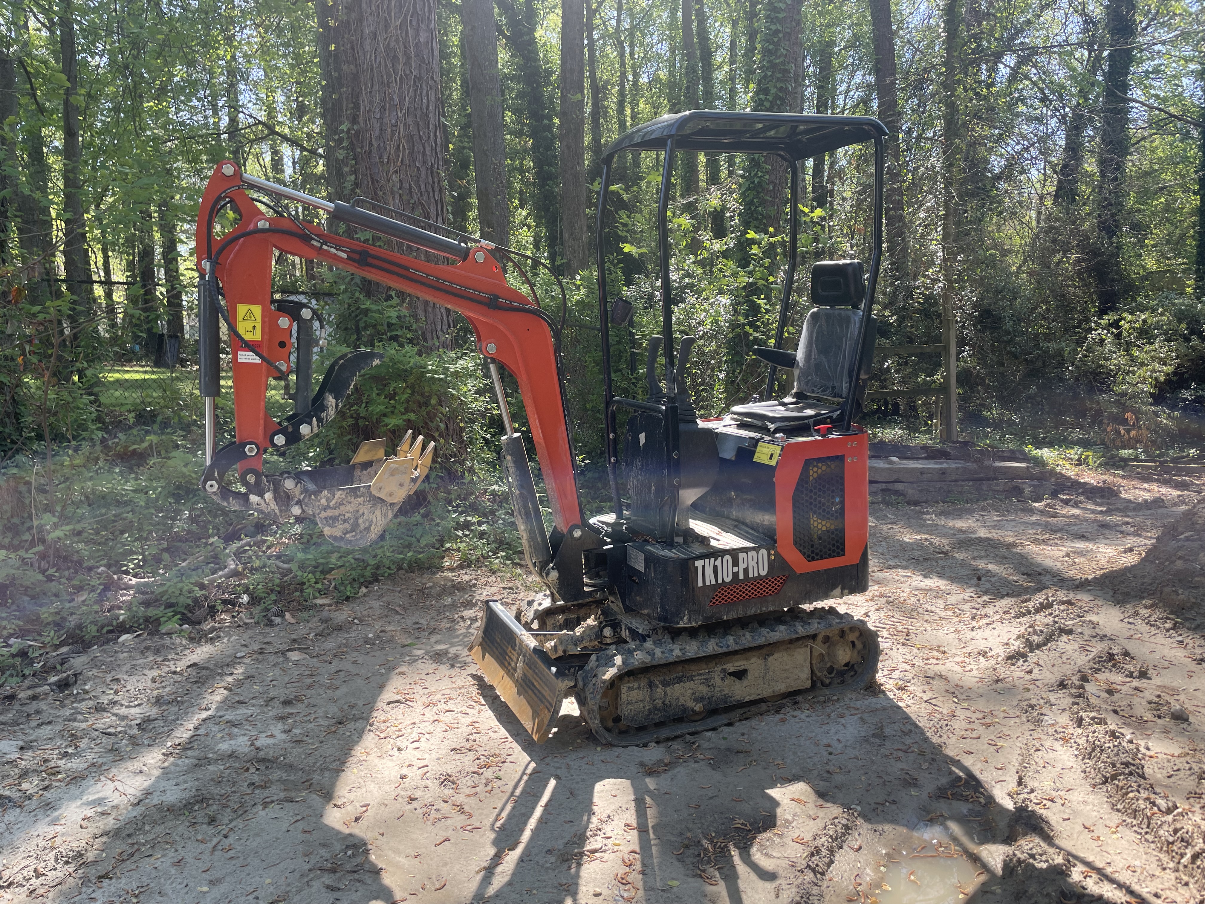 Mini Excavator Services - The Pressure Wash Guy | North Metro Atlanta